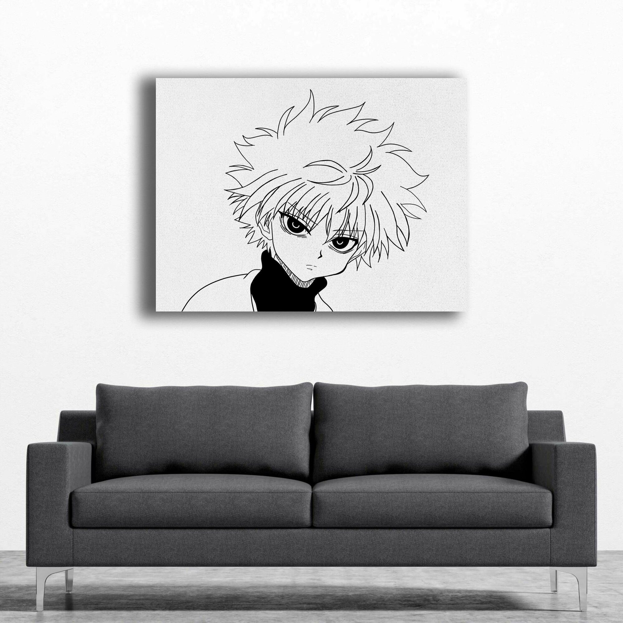 Интерьерная картина на холсте / dead inside / zxc 60*80