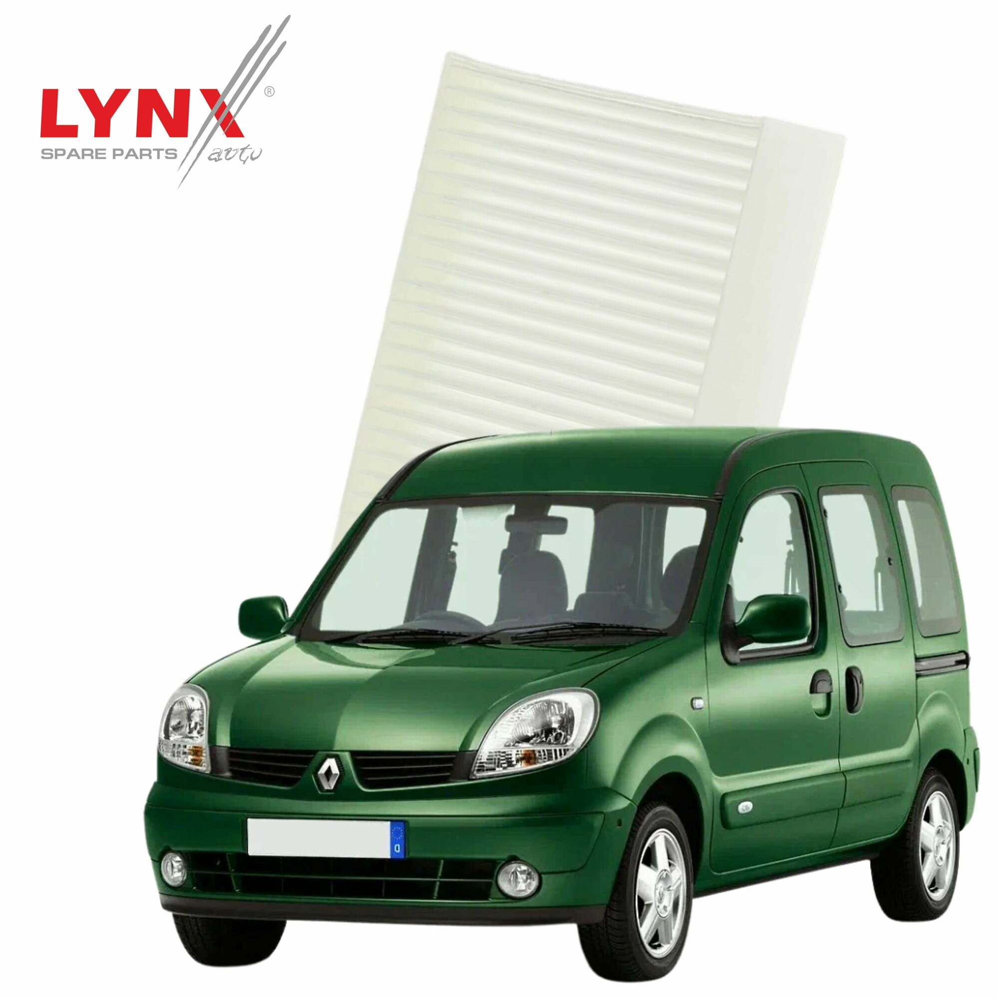 Фильтр салонный Renault Kangoo (1) 1997 - 2007 / 1шт LYNXauto