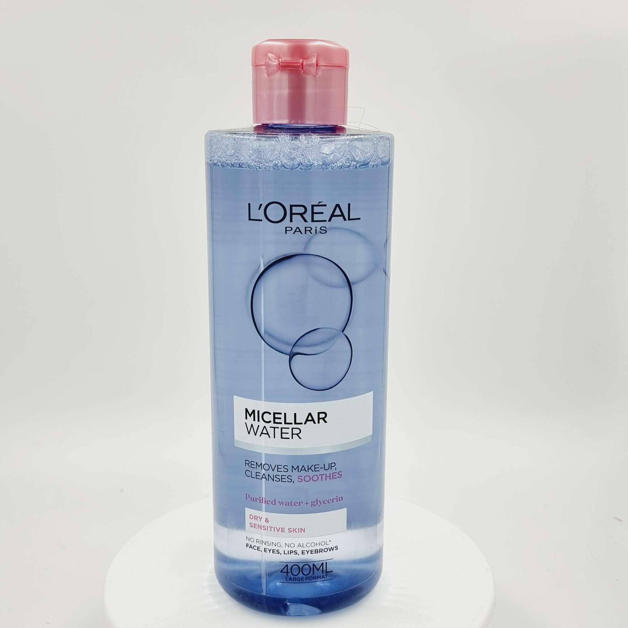 Мицеллярная вода для сухой и чувствительной кожи, Micellar Water Cleanser Sensitive Skin, 400 мл (Франция)