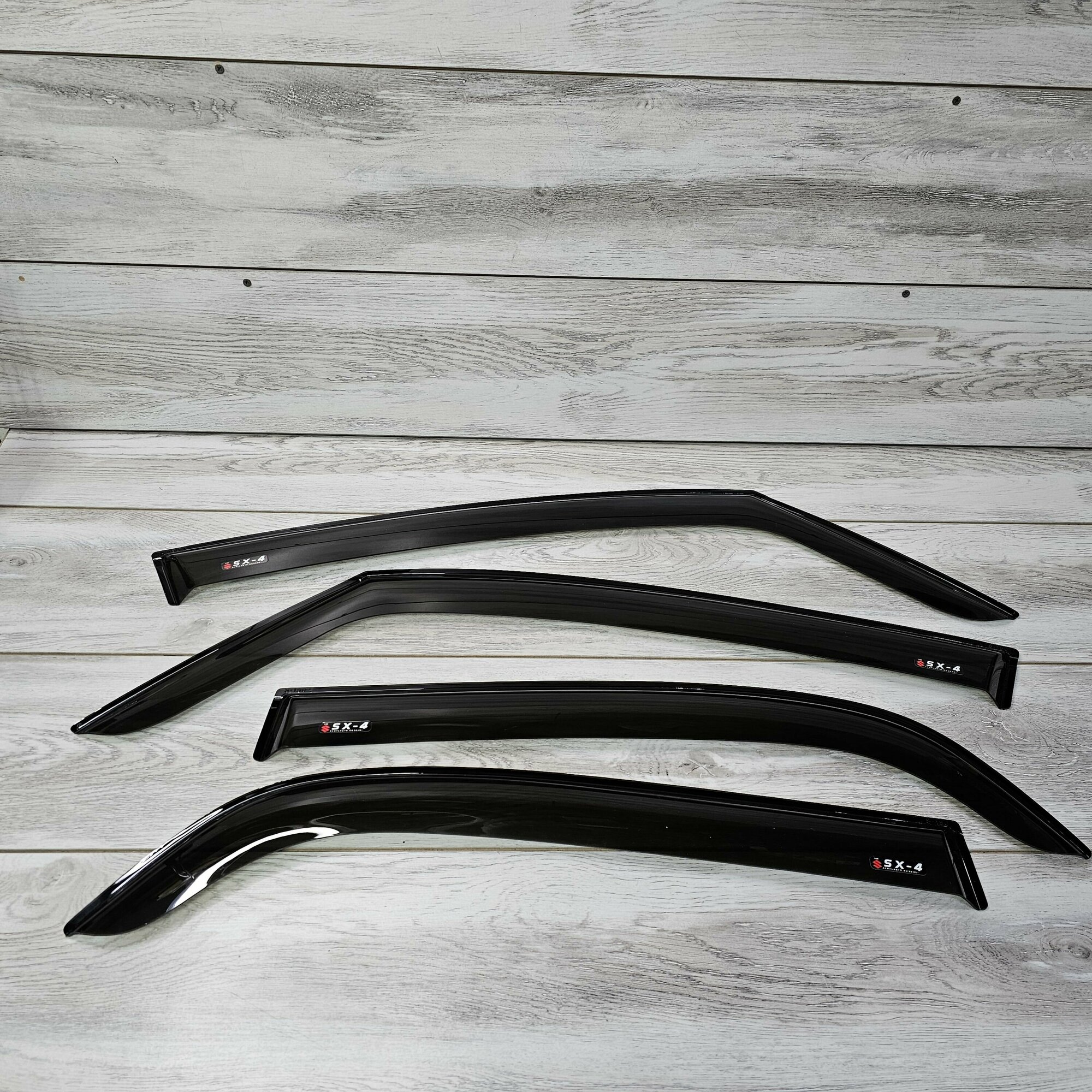 Дефлекторы окон на Suzuki SX4 2006-2013 хетчбек (Сузуки )