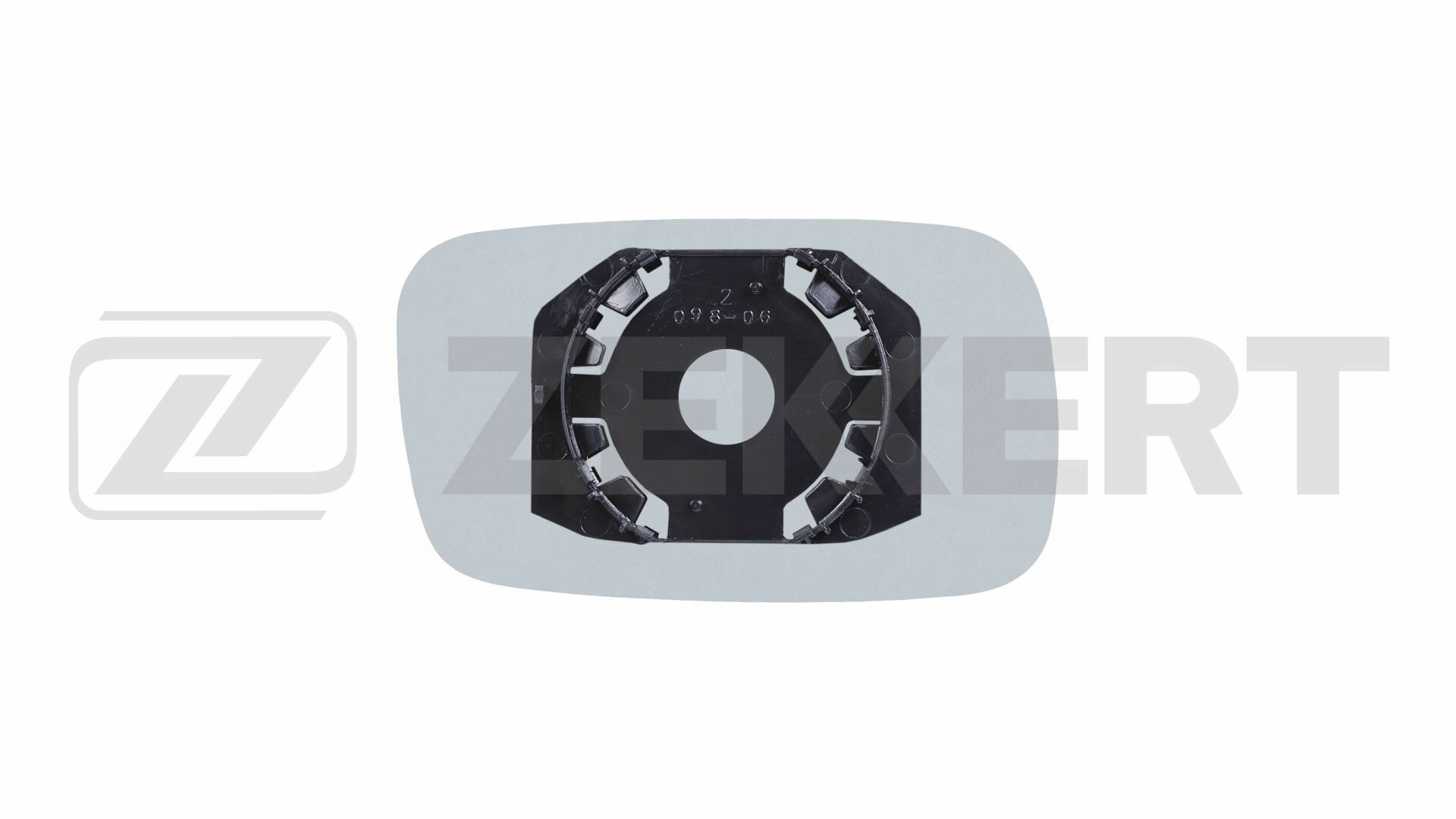 Зеркальный элемент левый плоский для Сеат Инка, Фольксваген Кадди 2, Пассат B3 B4 SP-1155 ZEKKERT