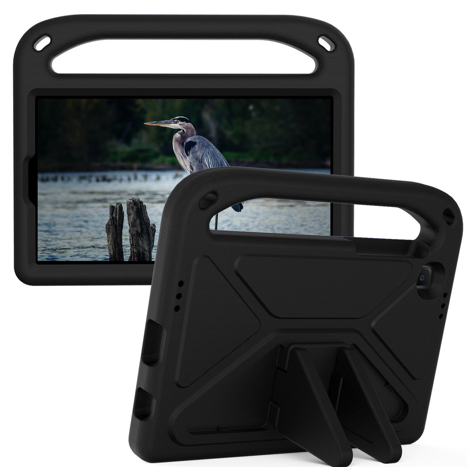 Чехол-бампер-пенал MyPads для Samsung Galaxy Tab A7 Lite LTE SM-T220 / T225 (2021), черный