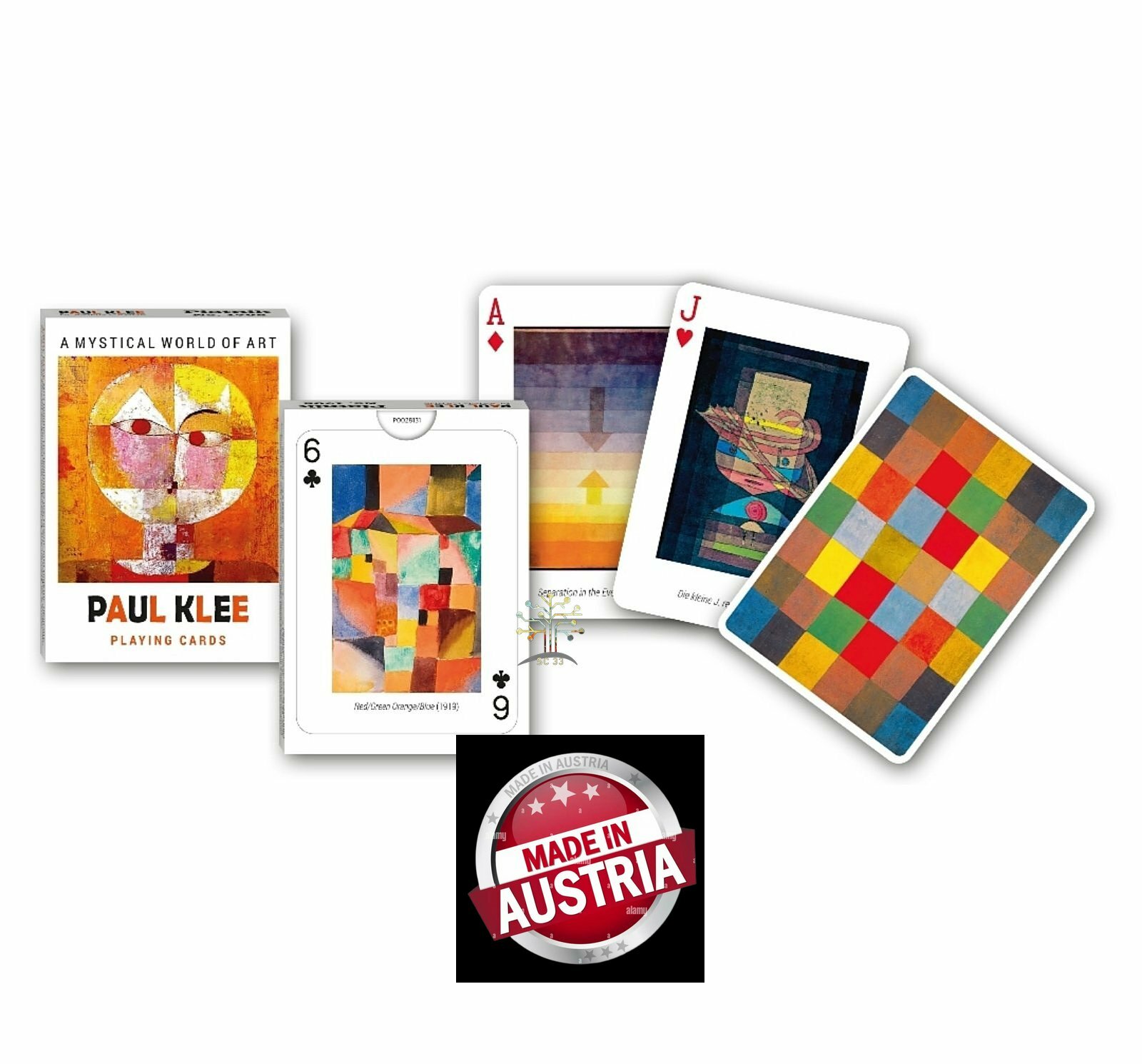 Карты игральные коллекционные Piatnik "Пауль Клее-Мистический мир искусства" 55 листов Австрия