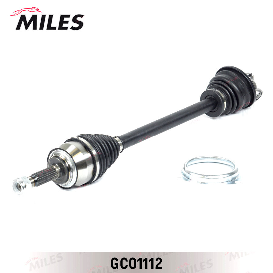 MILES Привод в сборе RENAULT LOGAN I/SANDERO 1.2-1.6 04- левый -ABS