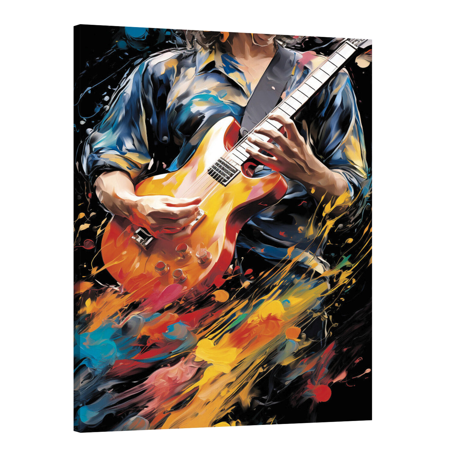 Интерьерная картина 50х70 "Гитара"