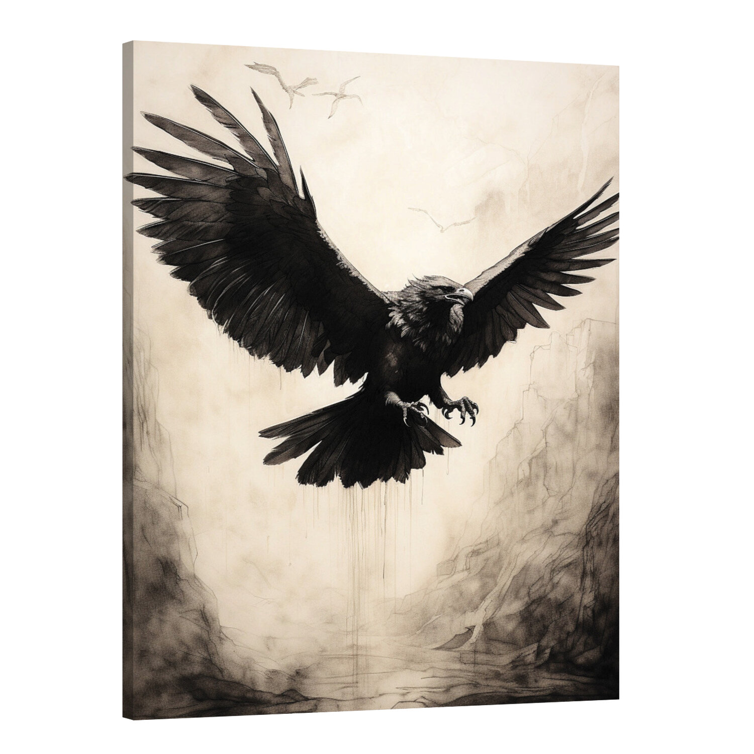 Интерьерная картина 50х70 "Воронья магия"