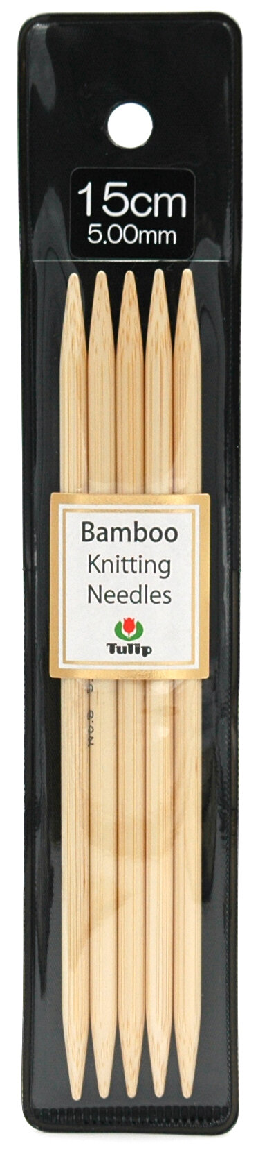 Спицы чулочные Bamboo 5 мм 15 см Tulip KND060500