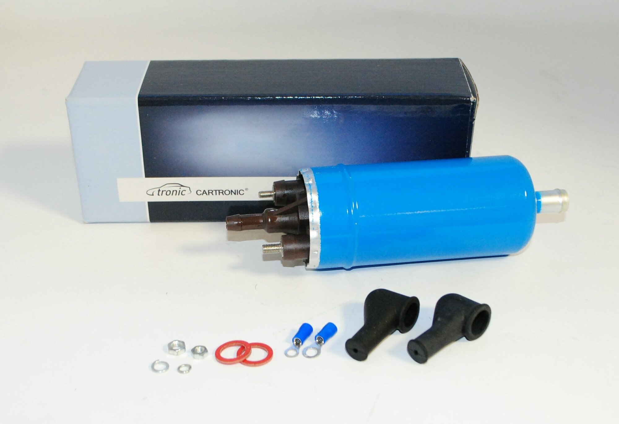 Бензонасос электрический для ГАЗ 3110 Волга, 3302 Газель подвесной под хомут арт CRTR0089779