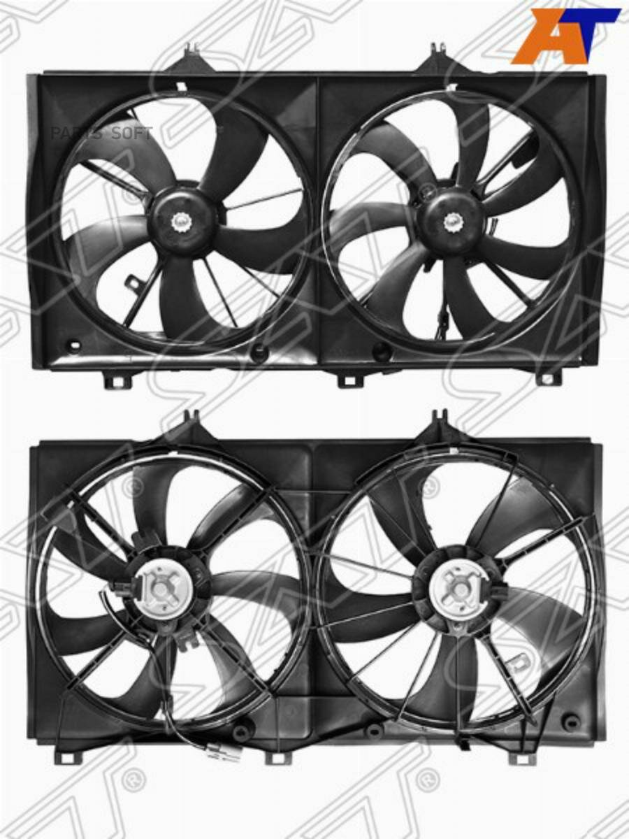 Диффузор Toyota Camry (XV40) 06-11 / Daihatsu Altis 06-10 SAT ST-TYL5-201-0 | цена за 1 шт