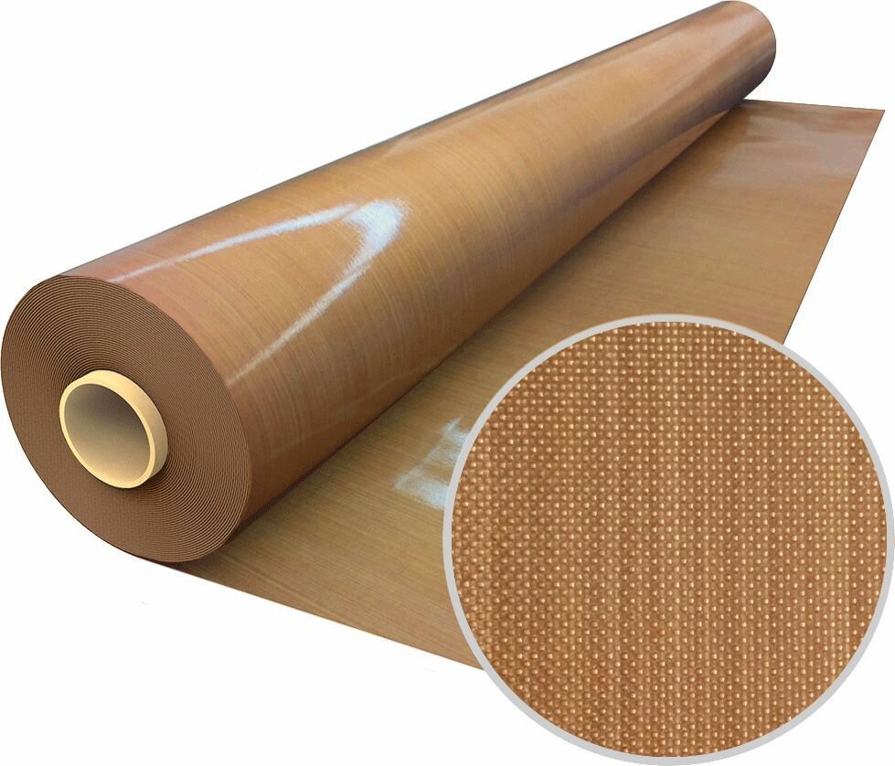 Армированный термостойкий тефлоновый лист (полотно) 0,13 мм 1*1 метр