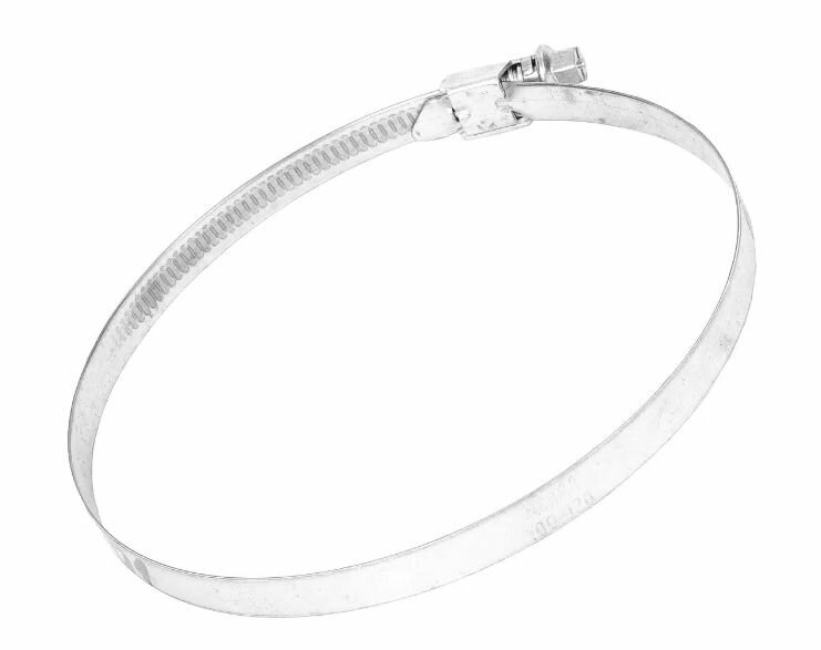 Хомут червячный, диаметр 100-120 мм, ширина ленты 9 мм, оцинкованный, 8шт