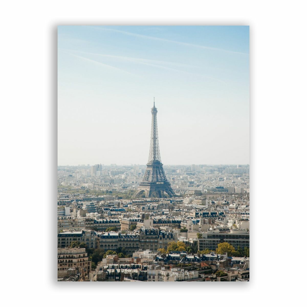 Постер, плакат на бумаге / Париж / Размер 40 x 53 см