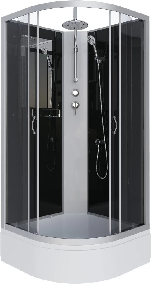 Душевая кабина 90x90x240 см Niagara NG-3501-14BKT тонированное