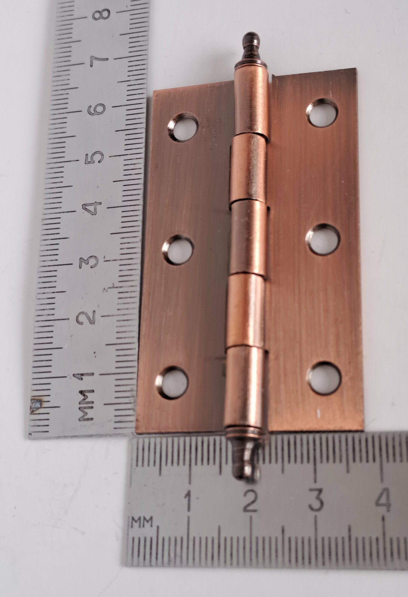 Петля ЛАТ 60мм " медь" с/н. Для шкатулок. Поштучно.