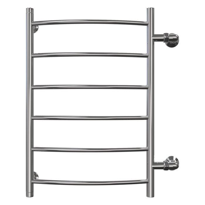 Полотенцесушитель Классик 2 60*80 ф1" 6 перекладин (К-боковое 50, Дуга) 07006