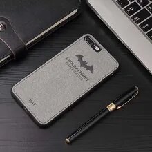 Чехол "Бэтмен" для iPhone 7+/8+, ультратонкий, ABS-пластик, джинсовый, серый