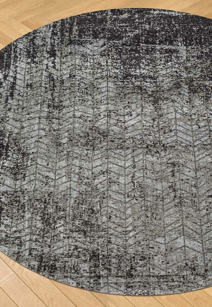 Бельгийский ковер безворсовый 140*140 см Manhattan LM3320-L102 круг