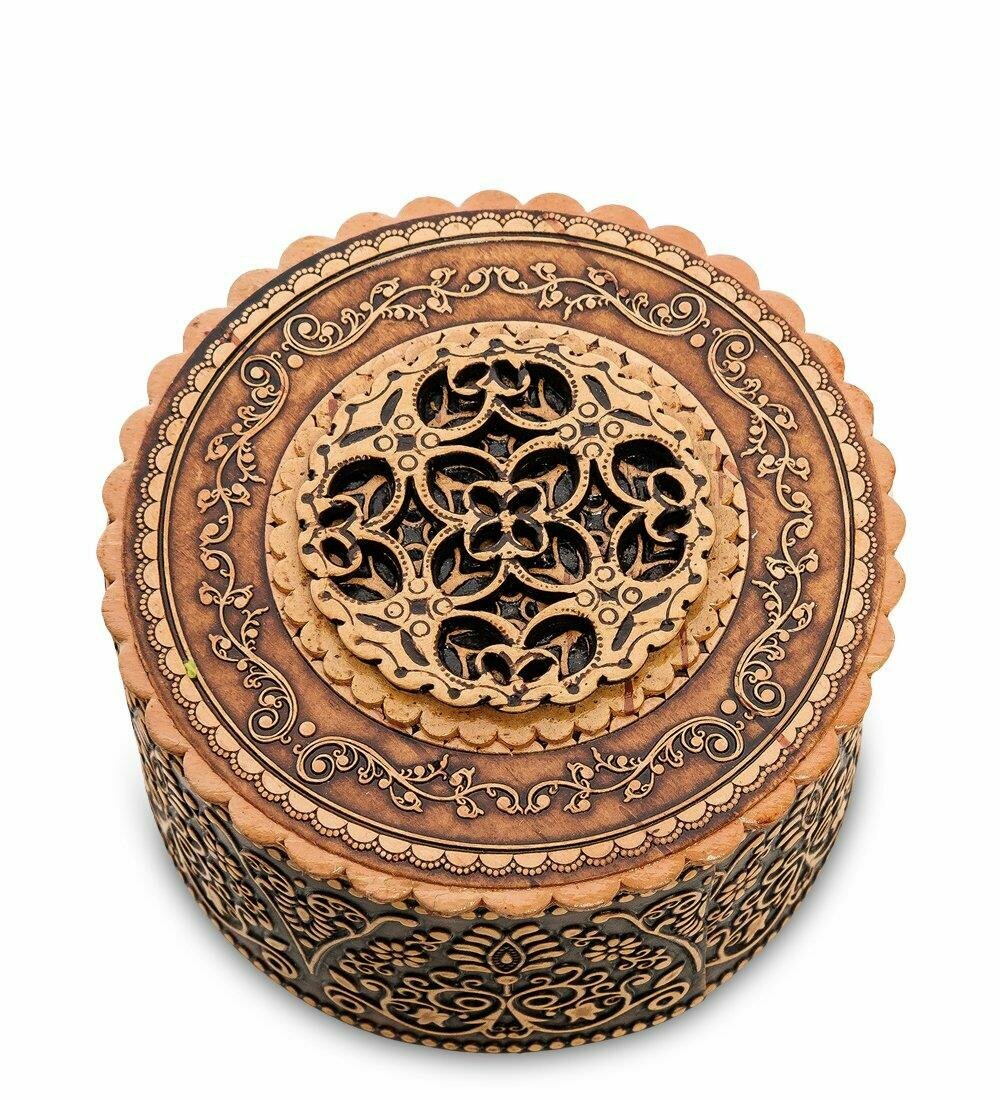 Шкатулка резная (береста) A2134645 Народные промыслы, Береста, Россия