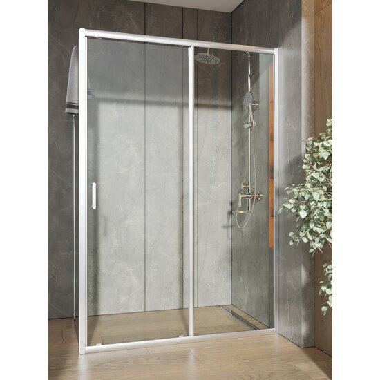Душевой уголок Orange E23-13080TCR без поддона 130х80, стекло прозрачное