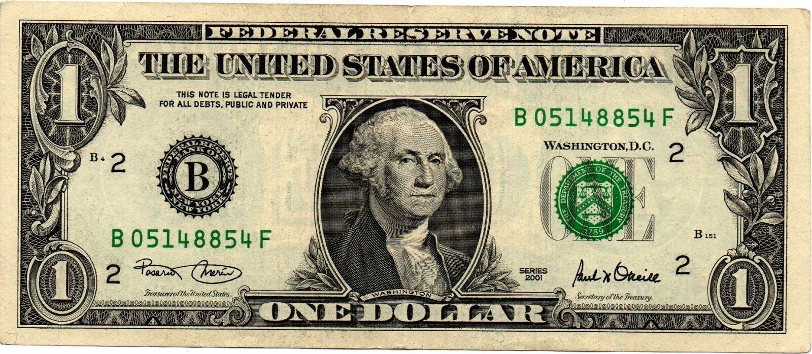Доллар 2001 года 0514