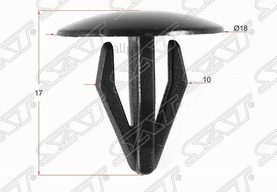 SAT ST-M10517 Клипса (фиксатор HONDA (Продажа по 10шт))