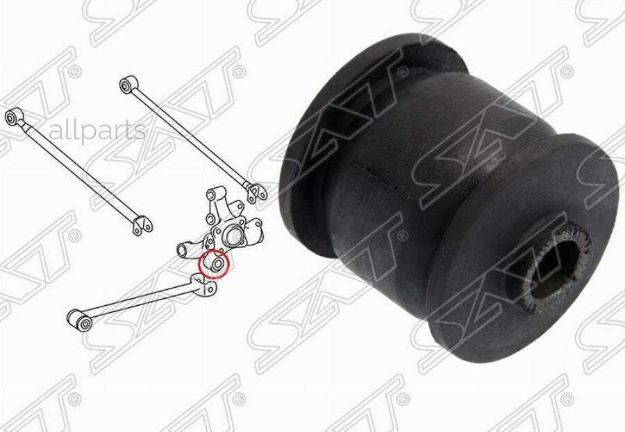 SAT ST-42305-20240-U Сайлентблок цапфы Lexus RX 03-09 / Toyota Caldina 92-02