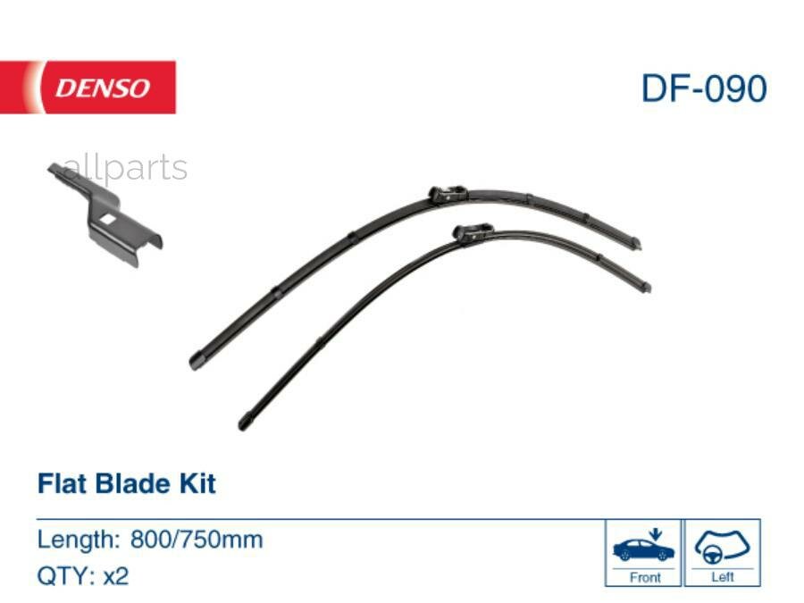 DENSO DF090 Denso DF-090 (800мм/750мм) Щётки с/о бескаркасные