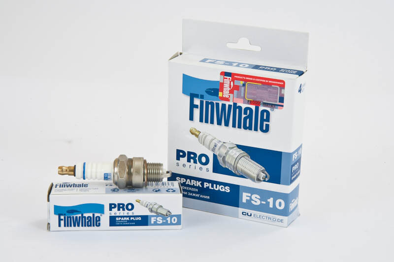 Свеча зажигания ГАЗ 402дв. Finwhale FS10 PRO медный электрод (4шт)