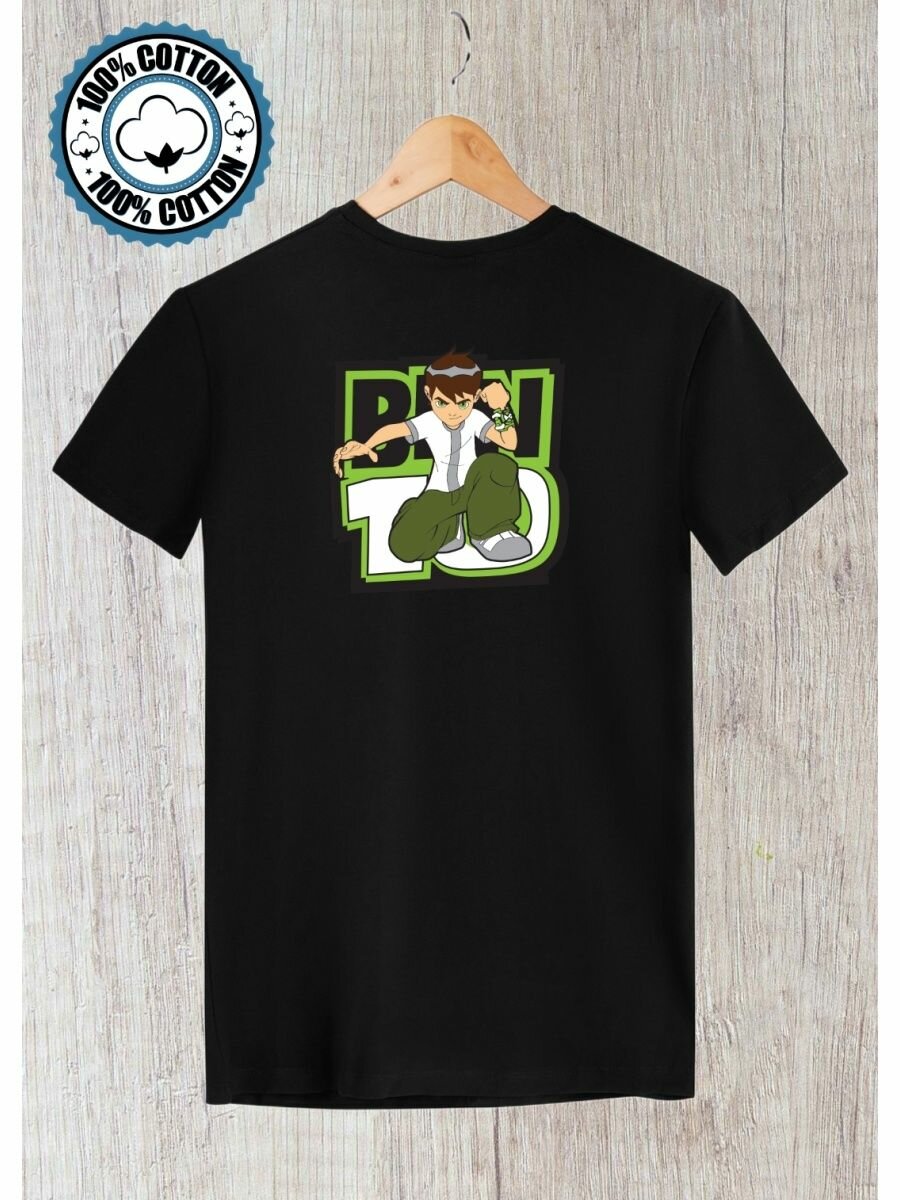 Футболка ban ten бен 10 лого