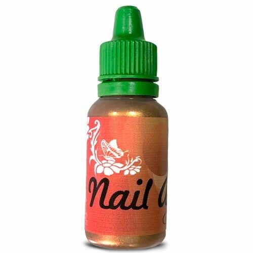 Краска для аэрографии на ногтях Бронза 15мл Nail Art