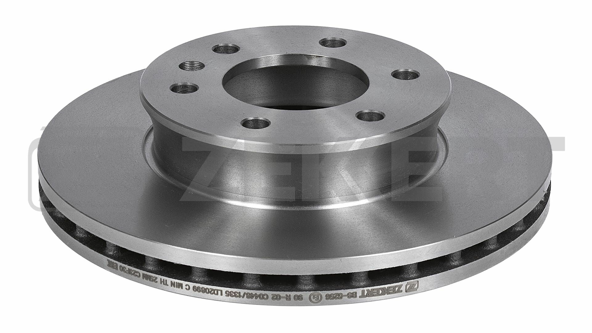 Диск тормозной передний для МАН FOC, Стейр Профи, Фольксваген Крафтер 30-35, Вольво FM BS-5256 ZEKKERT