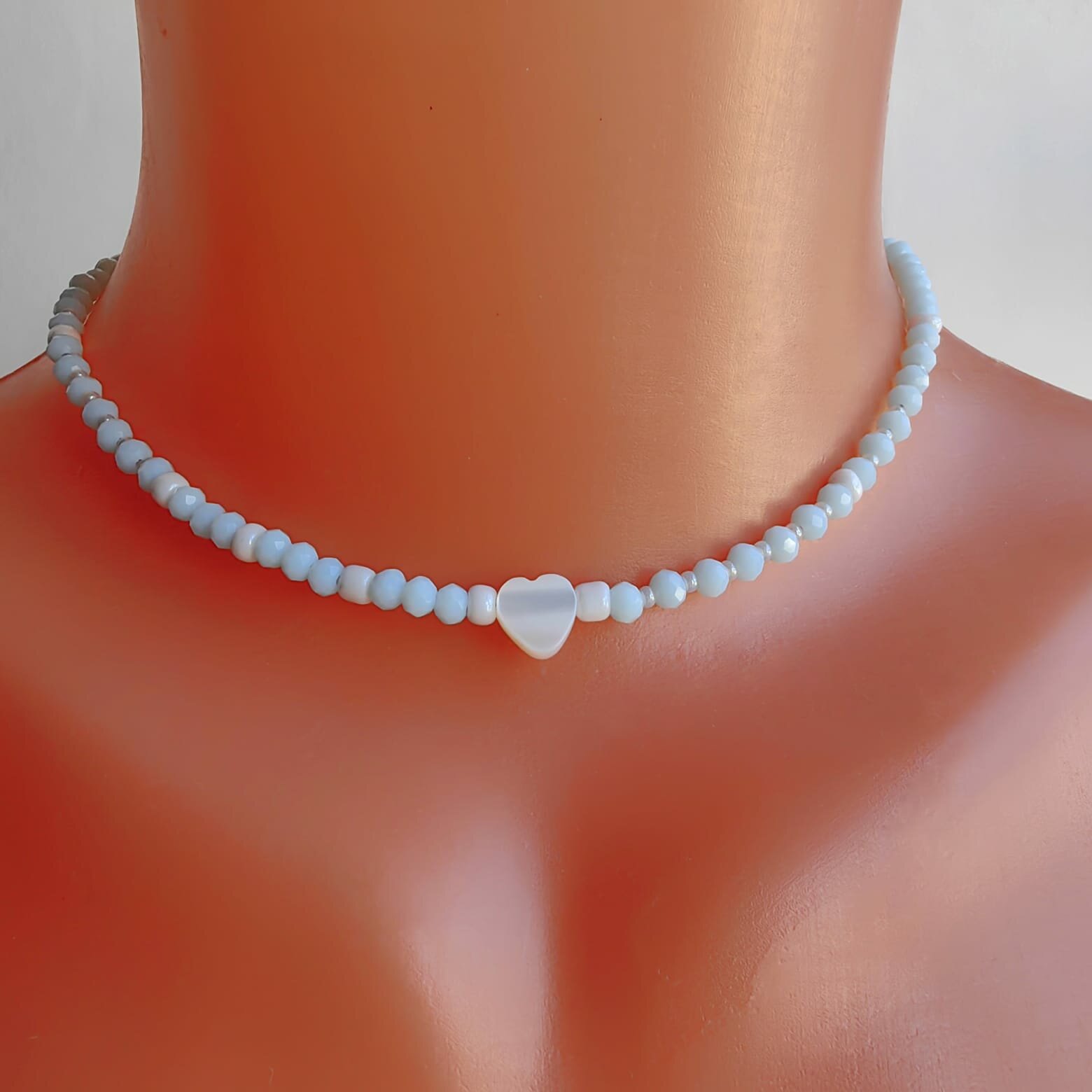 Чокер, перламутр