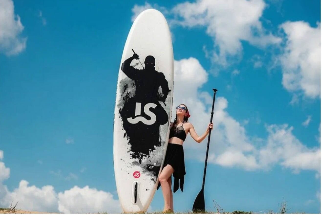 Сап доска Нидзя для прогулок по воде NJ335, сап борд, sup доска, sup board, sup борд, сап board