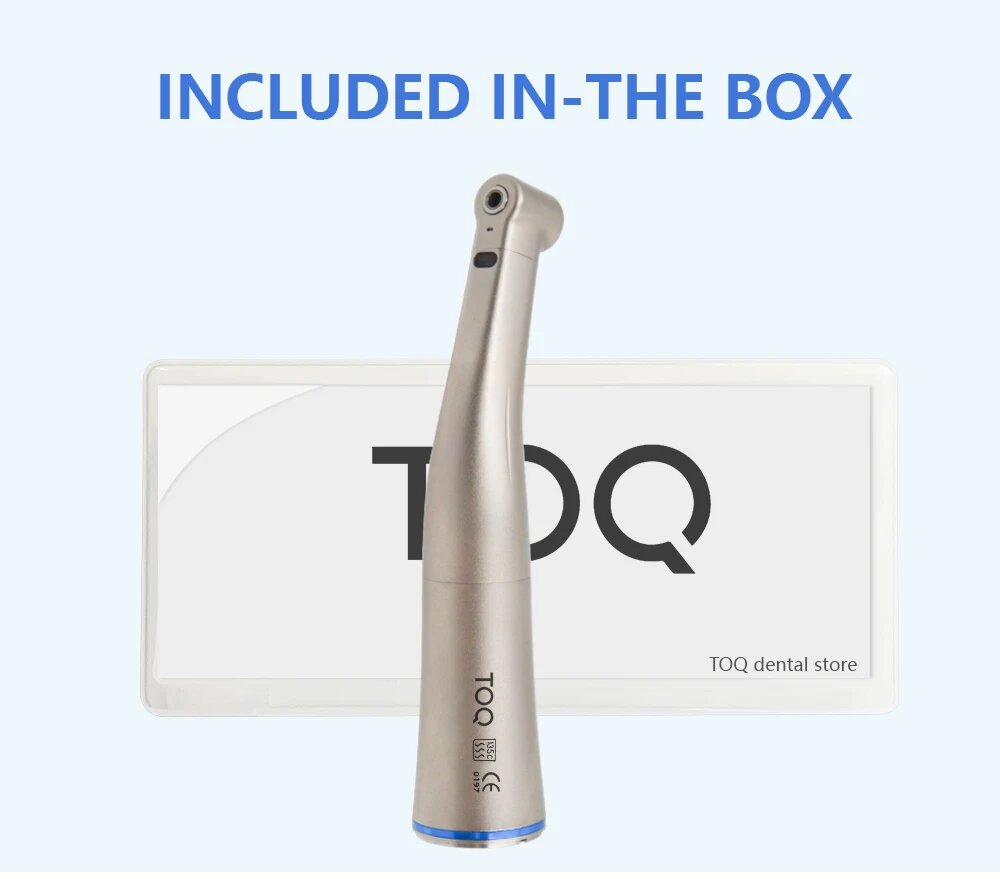 1:1 Contra Angle Внутренний оптоволоконный низкоскоростной наконечник для распыления воды с расходными средствами для стоматологических поставок CA Bur Fiber Optical