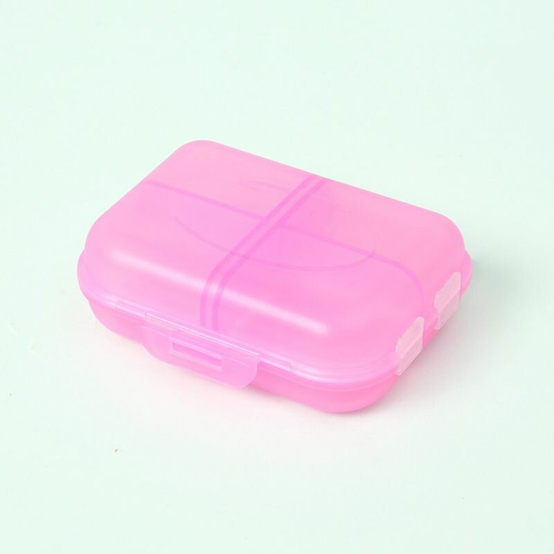 Портативная коробка для таблеток, таблетница на день, 8 секции