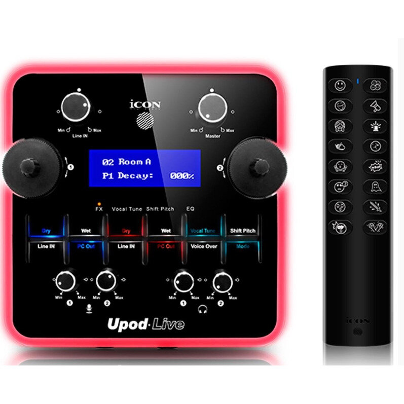 Внешняя звуковая карта с USB ICON UPod Live