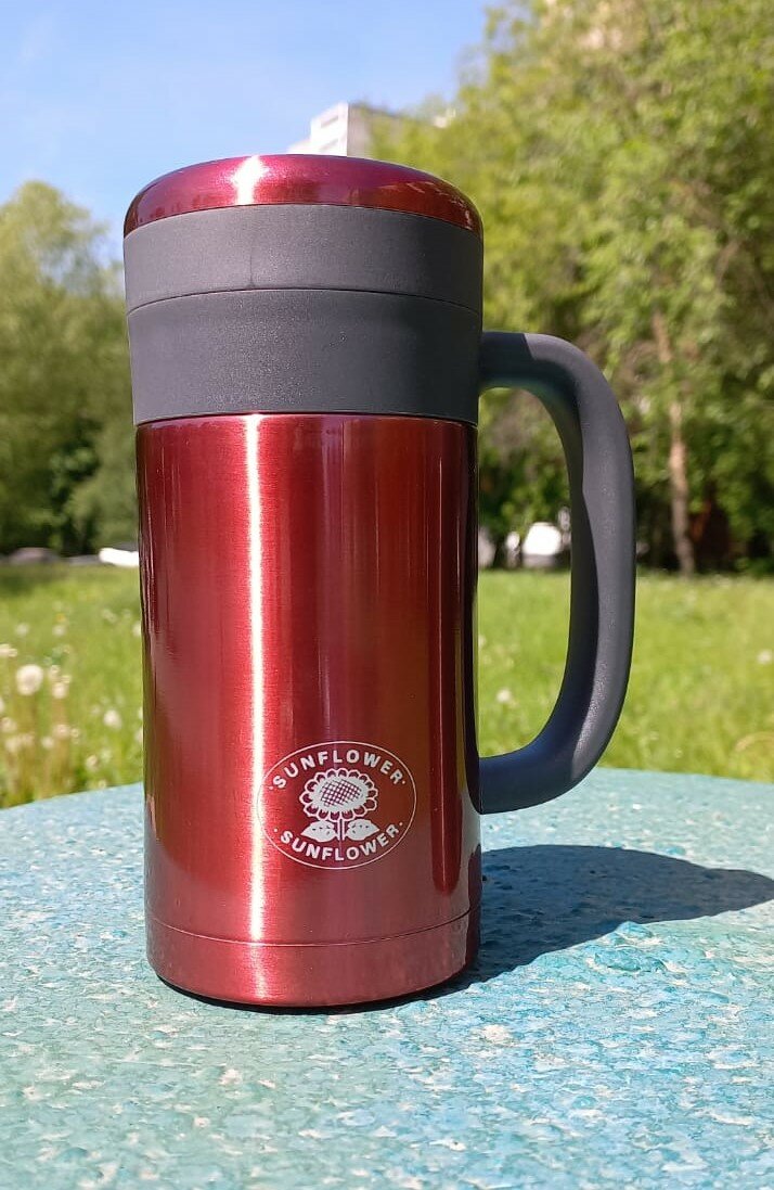 Кружка-термос SUNFLOWER 0,45л