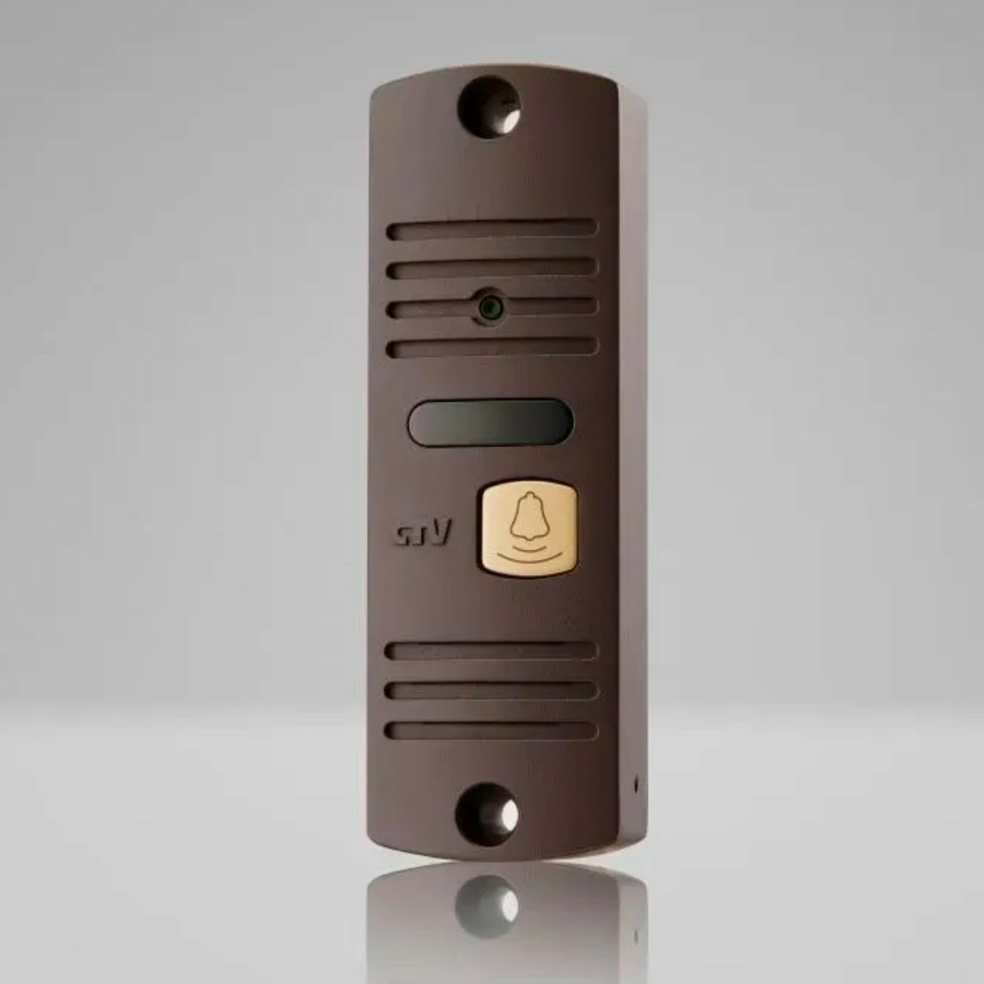CTV D10 Plus (гавана) - вызывная панель видеодомофона для квартиры, дома или офиса антивандальная, объектив 3,7 мм, разрешение видеокамеры 720x576 700 ТВЛ, ИК-подсветка "День/Ночь"