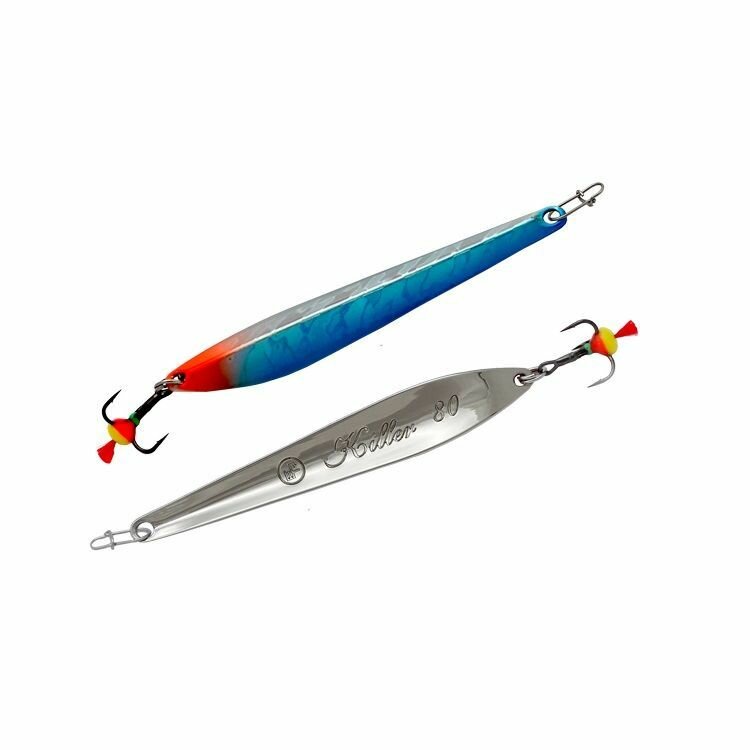 Блесна для зимней рыбалки вертикальная на щуку и судака EcoPro Killer 80мм 13г BIB