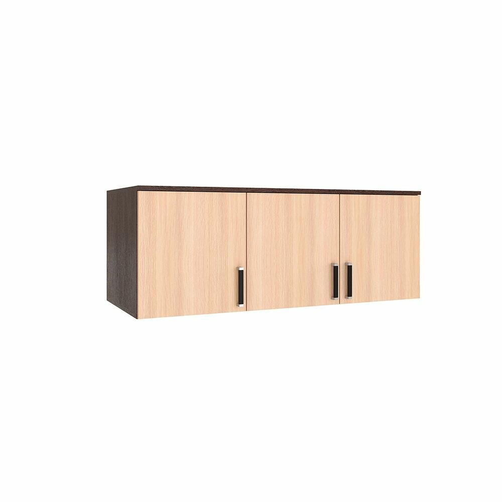 ARNIKA Антресоль для шкафа 120 см Лагуна, венге/дуб молочный