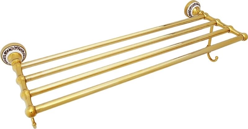Полка для полотенец 63,5 см Fixsen Bogema Gold FX-78515G