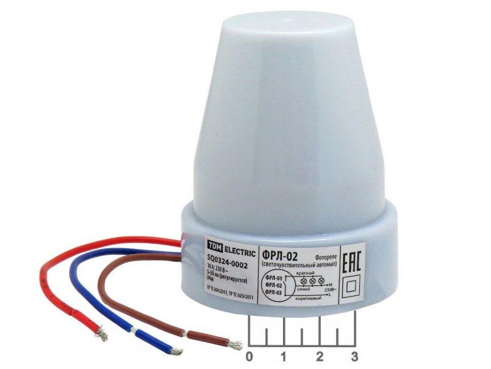 Сумеречный переключатель ФРЛ-02 (фотореле) (SQ0324-0002)