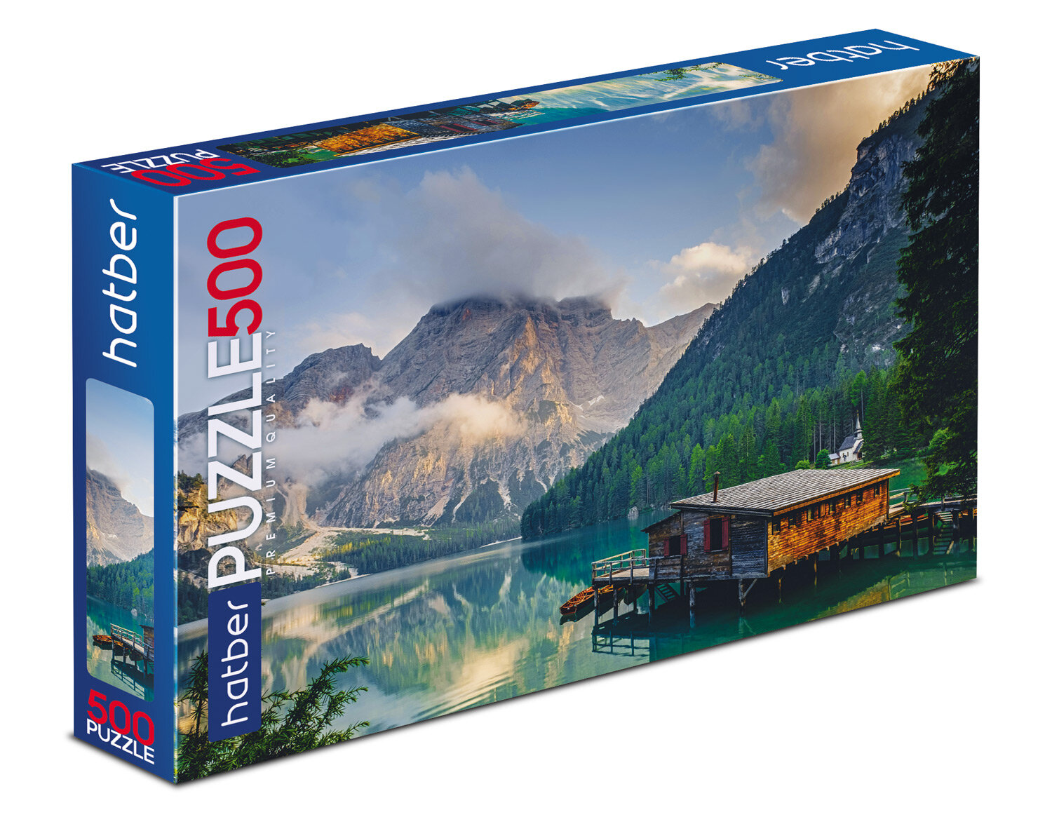Пазл Hatber Премиум 330х480 мм "Горный пейзаж" 500 элементов