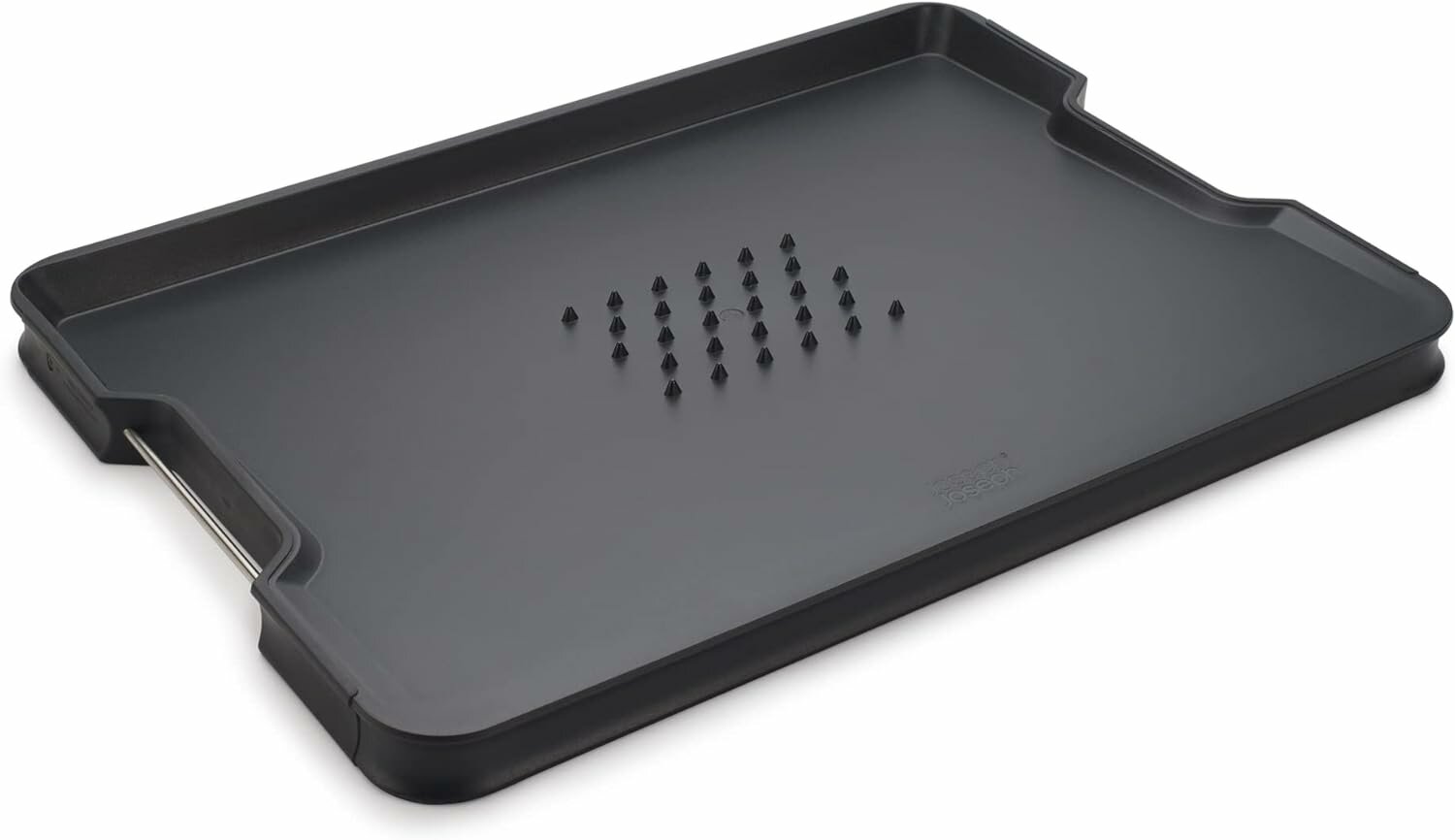 Разделочная доска Joseph Joseph Cut&Carve Plus, 60208, 37.5х29 см, черный