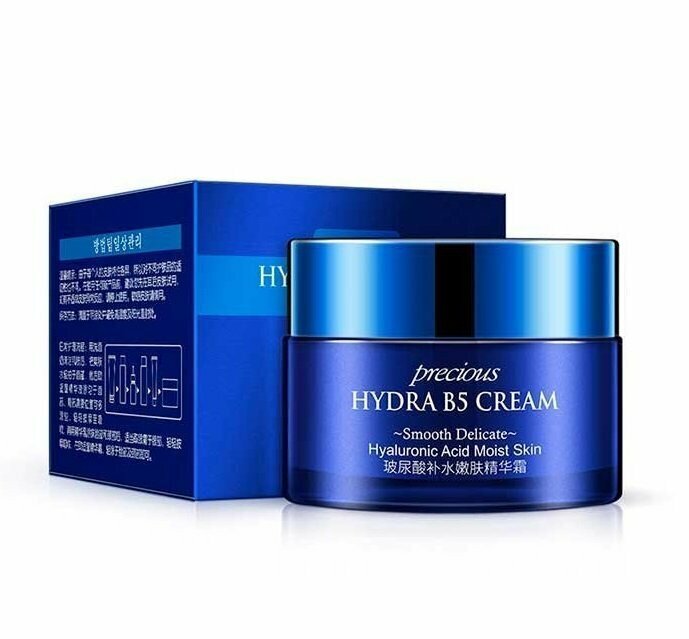 ROREC, 50мл, Гиалуроновый Крем для лица с Витамином B5, HYDRA B5 CREAM, Экстраувлажняющий омолаживающий, 50 мл