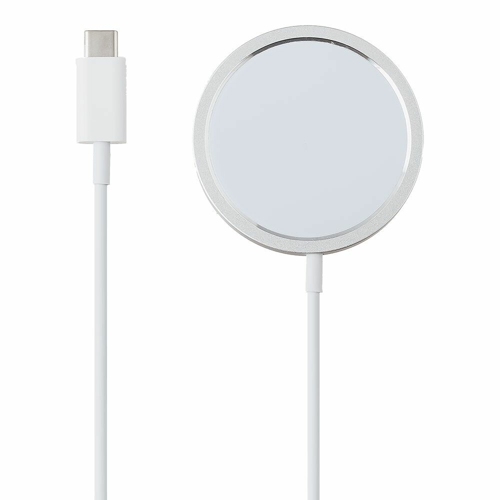 Беспроводное зарядное устройство Mag Safe Charger A2140 MHXH3CH/A (белое/коробка)