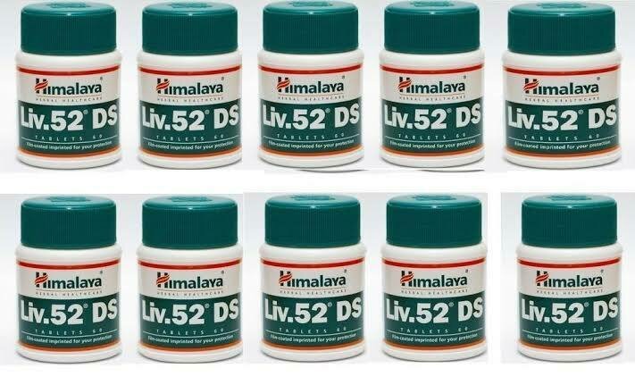 Таблетки Лив 52 ДС Хималая (Liv.52 DS Himalaya) для лечения печени, для нормализации работы пищеварительной системы, 10х60 таб.