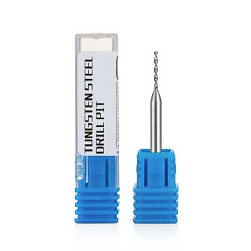 Сверла 0.8, 0.9, 1.5 мм, вольфрамовая сталь, 3 штуки, хвостовик 3.2 мм, Dspiae