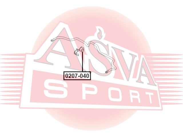 Втулка стабилизатора Asva 0207-040