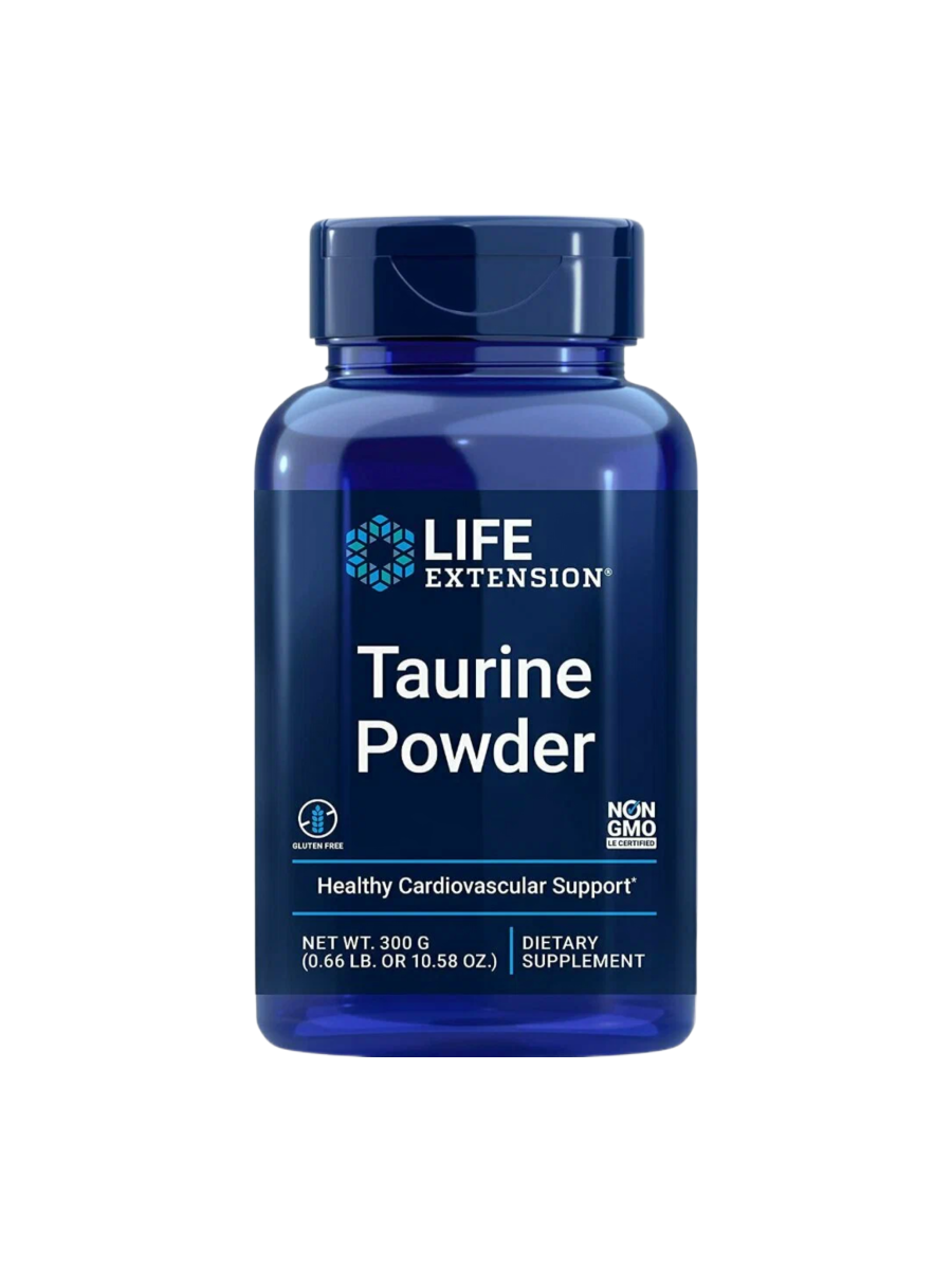 LIFE Extension Taurine Powder, 300 grams , повышает тонус, укрепляет иммунитет — фото 1